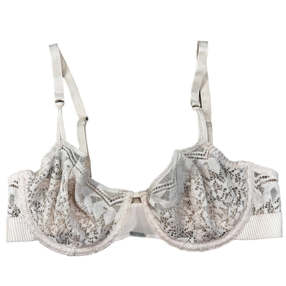 Chantelle Revele Moi Underwire Bra White Lace 34c - Gem